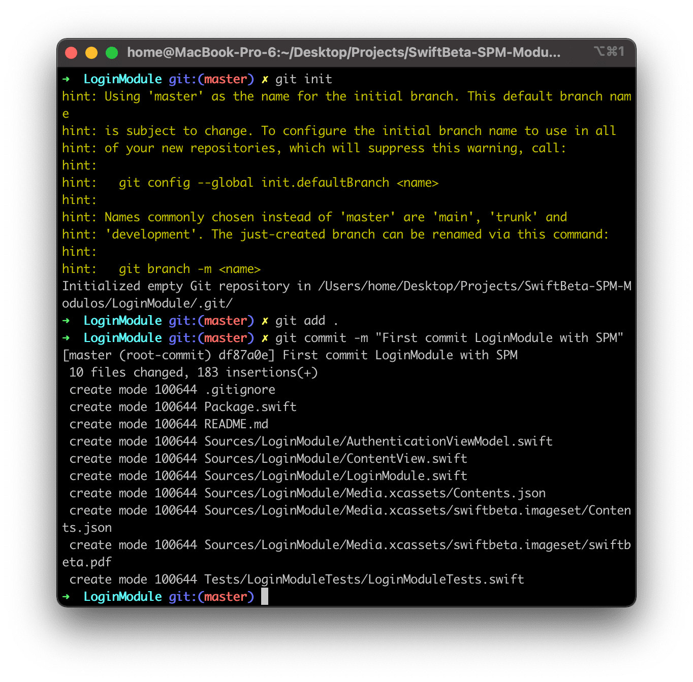 Cómo crear un módulo con Swift Package Manager y Github en Español